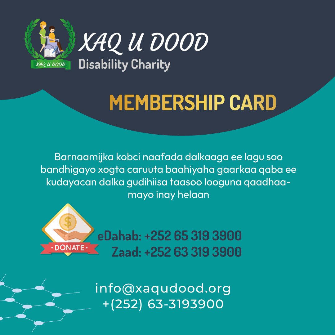 Membership Card XAQ U DOOD Membership Card XAQ U DOOD